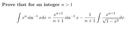 Solved Prove That For An Integer N 1 Chegg Com