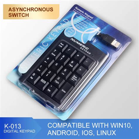 Digital Usb Numeric Keypad For Pc Laptop Notebook Tablets 19 Key Mini Keypad Keyboard With