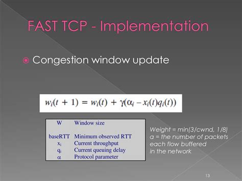 fast tcp from theory to experiments ppt download