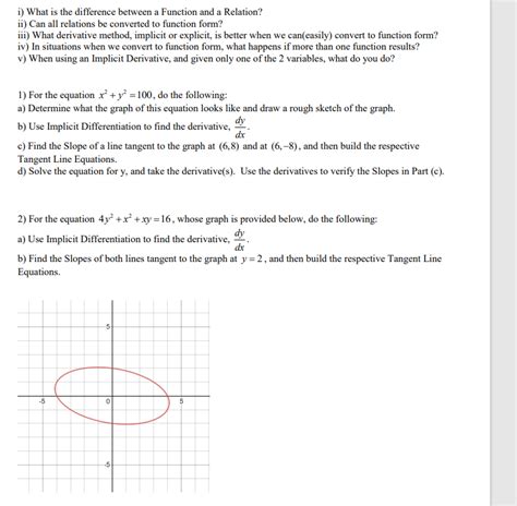 Solved I What Is The Difference Between A Function And A Chegg