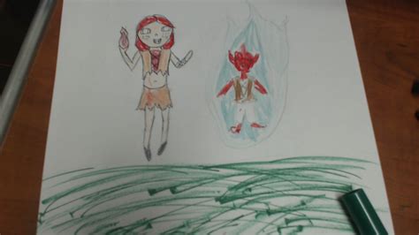 Firey Human Mage With Magma Elf By Music Monsterz On Newgrounds