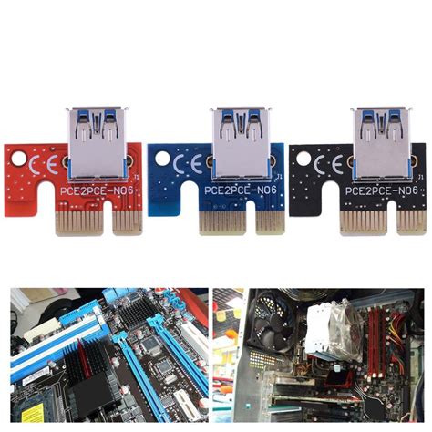 Pci E 1x To 16x Graphics Extension Cable Mining Pci E Extended Line