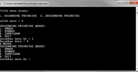 Algoritma Pemrograman And Struktur Data Program Enqueue Dan Dequeue