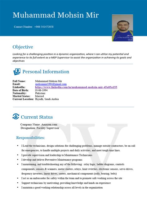 Mohsin Cv Pdf Programmable Logic Controller Alternating Current