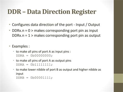 AVR Programming BASICS PPTX