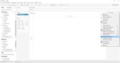 Tableau Relevant Values Filter Not Working At Roberta Warren Blog