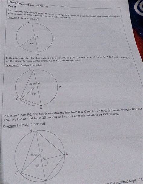Lesson Component 4 Lesson Activity Part 4A StudyX