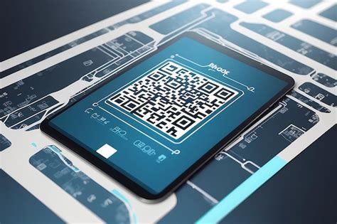 Premium AI Image Qr Code Concept Illustration