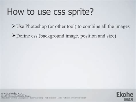 Css Sprite Best Practices Ppt