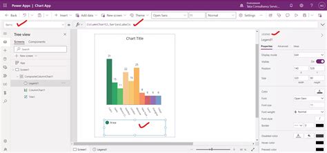 Powerapps Column Chart