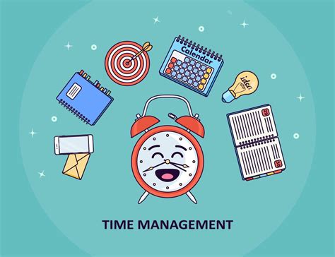 Time Management Concept Planning Organization Of Working Day Funny