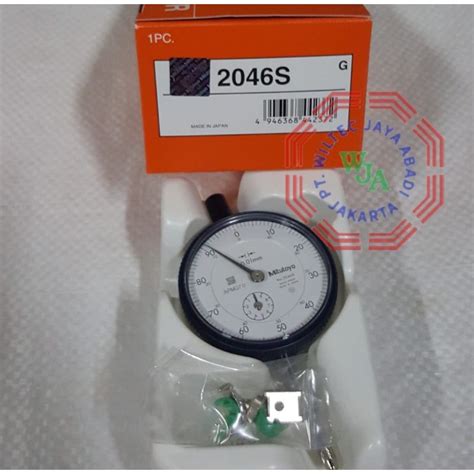 Jual Dial Gauge Dial Indicator Mitutoyo 2046s 0 10mm Shopee Indonesia