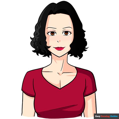How To Draw An Adult Anime Woman Easy Step By Step Tutorial