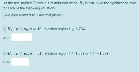 Solved Let The Test Statistic Z Have A Standard Normal
