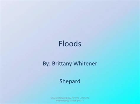 PPT Floods PowerPoint Presentation Free Download ID
