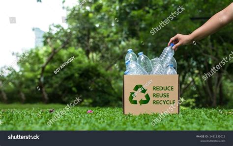 Reduce Reuse Recycle Concept Hand Places Stock Photo Shutterstock