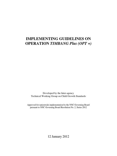 Opt Plus Guidelines Pdf Malnutrition Sampling Statistics