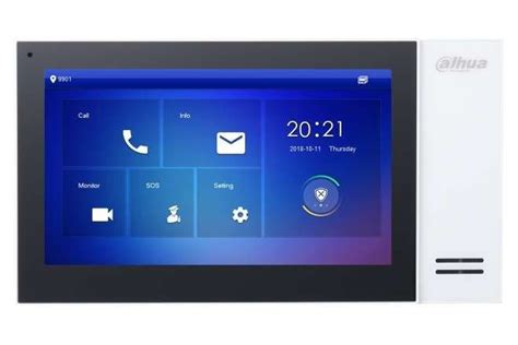 Dahua Ip Intercom Kit 7 Inch Touch Screen White Slimline Door Station