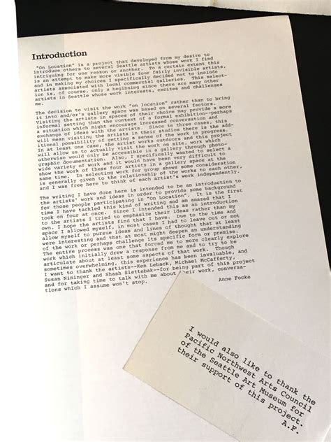 On Location November 13 1977 Exhibition Of Work By Ken Leback Michael