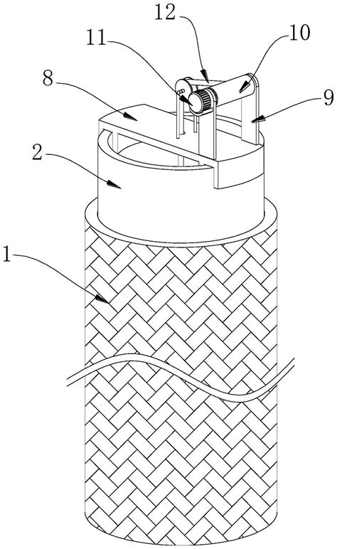 用于钻孔灌注桩塌孔部位的桩基施工装置及施工方法与流程