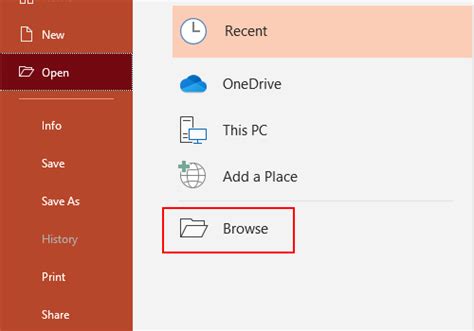 what to do if you can t open powerpoint files normally my microsoft