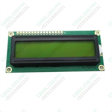 Green Color 1602 Character Lcd Display 16x2 Lcd Display Digilog Pk