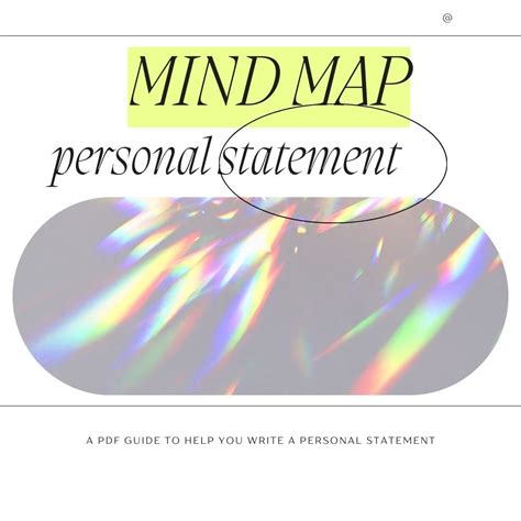 Personal Statement Mind Map — For All The Scholars
