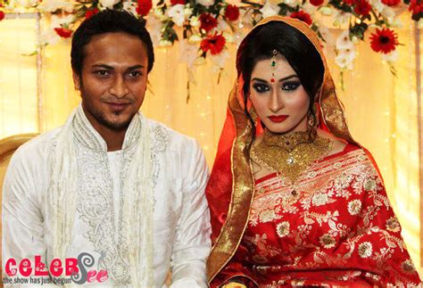 Shakib Al Hasan Cricketer And Umme Shishir Ahmed Wedding Celebsee Bd
