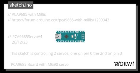 Pca9685v1 Wokwi Esp32 Stm32 Arduino Simulator