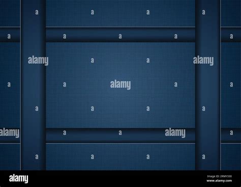 Dark Blue Abstract Corporate Tech Concept Background Vector Design