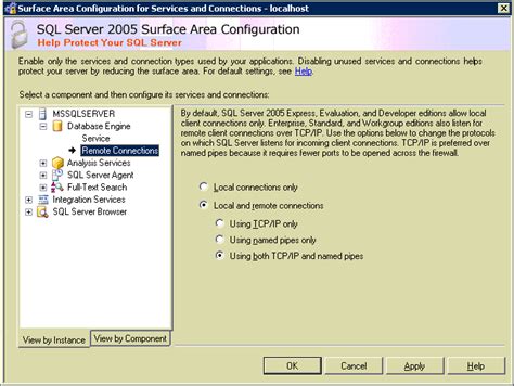 Microsoft Sql Server 2005 Connection Errorneed Help Networking