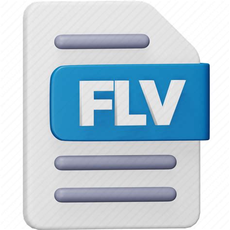Flv File Format Page Document Extension Flv File Icon Download On Iconfinder