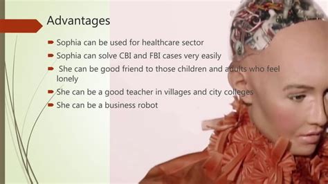 Sophia Robot First Robot Citizen Pptx