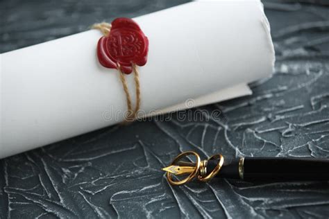 Two Broken Golden Wedding Rings Divorce Decree Document Divorce And