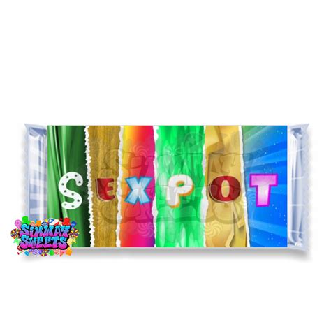 Novelty Wrapped Chocolate Bar Sex Pot Simway Sweets