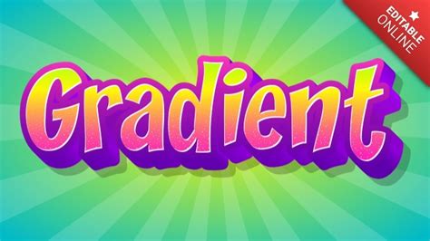 Gradient 3d Font With Text Effect Generator