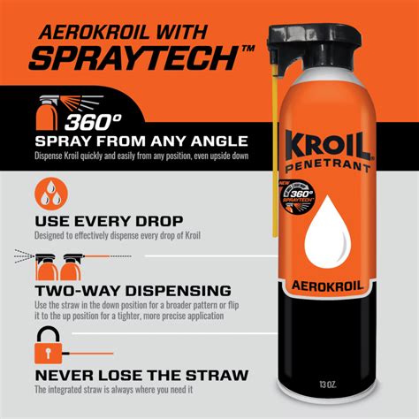 Kroil® Original Penetrant 13 Oz Can Aerokroil With Spraytech
