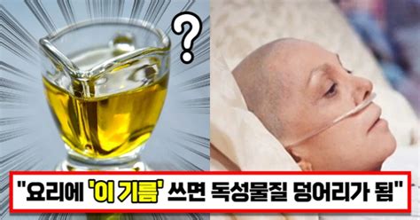 “집에 이 기름 있으면 그냥 버리세요” 요리에 쓰면 ‘독성물질 나오는 최악의 식용유 2가지