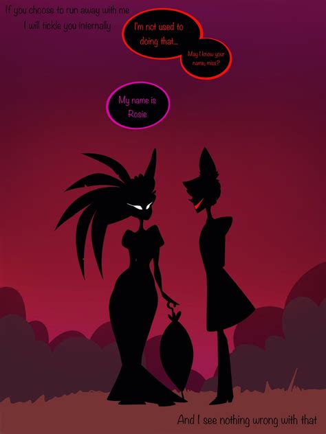 Your Beauty Never Ever Scared Me 🌹🦌art By Il6mio9mondo Rhazbinhotel
