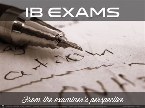 The Ib Grading Process Ppt