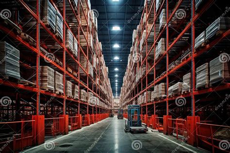A Massive Storage Area With Towering Racks And An Assortment Of