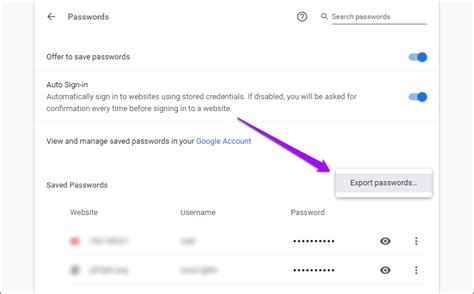 How To Export Chrome Passwords To Csv In Desktop Mobile And Web How To Export Chrome Passwords To Csv In Desktop Mobile And Web