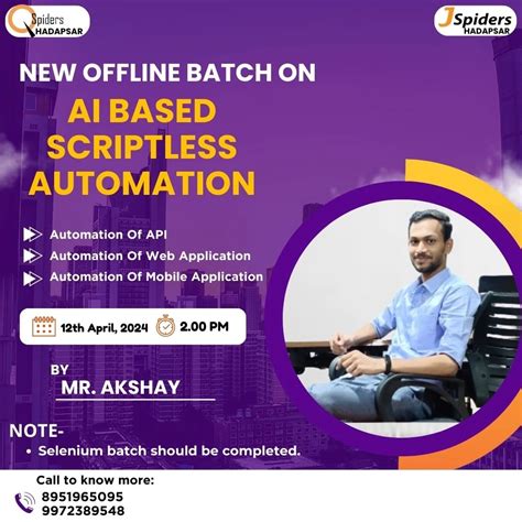 Qspidersjspiders Hadapsar On Linkedin Softwaretesting Selenium Ai Automation Mobileapp