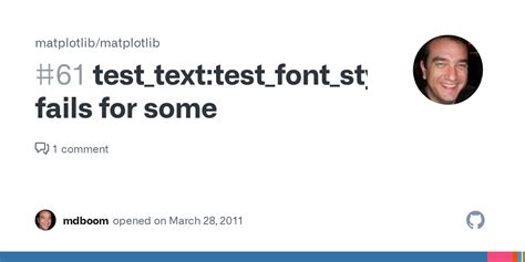 Test Text Test Font Styles Fails For Some Issue 61 Matplotlib
