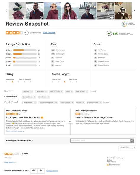 Review Snippet Review Display PowerReviews Help Center