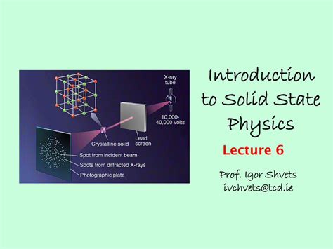PDF Introduction To Solid State Physics Trinity College To Solid State Physics Kittel