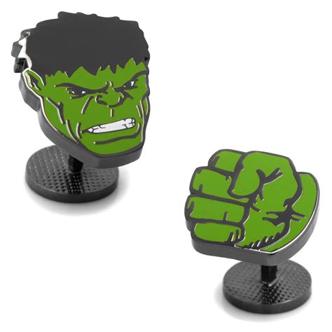 Hulk Comics Pair Cufflinks Cuff Daddy