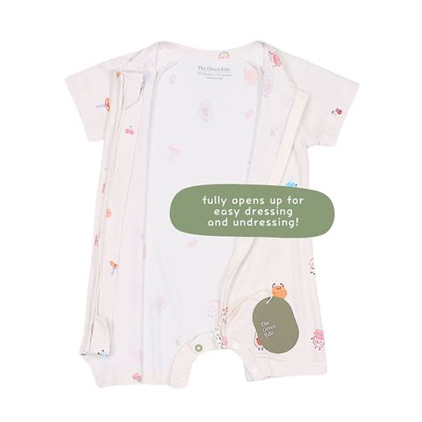 Easyzip Premium Bamboo Bodysuit Breakfast Club The Green Edit