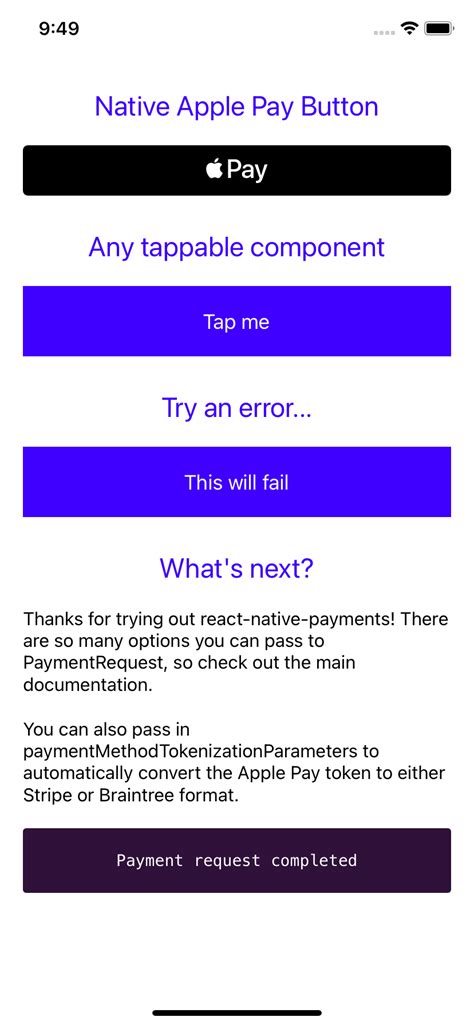 github freeman industries react native payments example ios clone