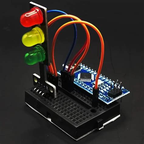 Semáforo Con Arduino Nano V3 Sieeg Ingeniería